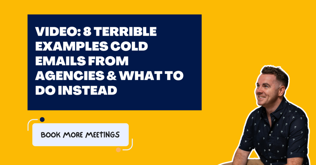 Video: 8 Terrible Examples Cold Emails From Agencies & What To Do ...